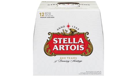 Stella Artois Premium Lager Beer Bottles 112 Oz X 12 Ct Wolverine