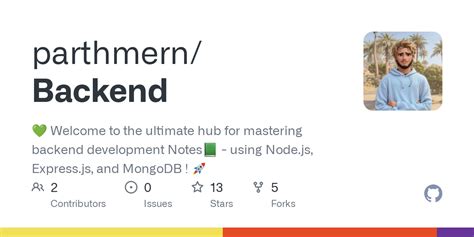 Github Parthmern Backend Welcome To The Ultimate Hub For Mastering