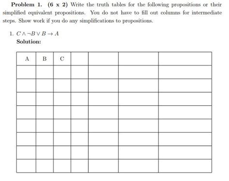Solved Problem 1 6 X 2 Write The Truth Tables For The Chegg Com