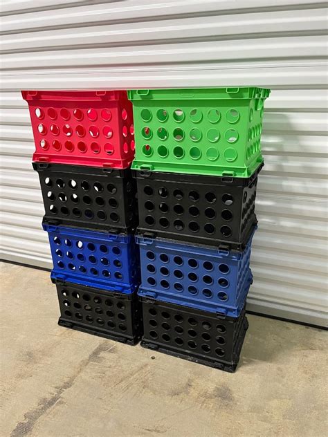 Sterilite ~ 8 Stackable Crates