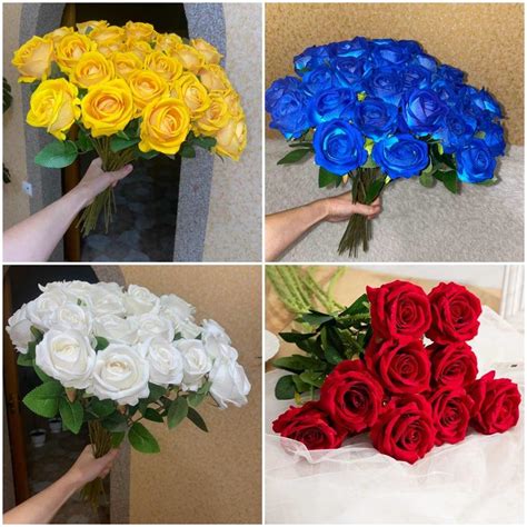 Латексні троянди і калли антуріум тюльпани — ціна 90 грн у каталозі