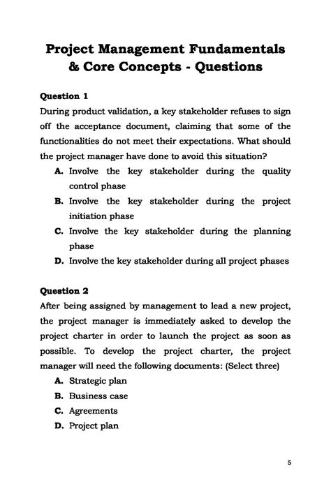 CAPM Mock Practice Tests Yassine Tounsi