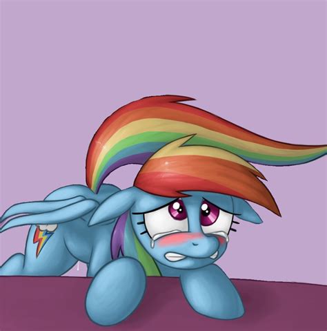 98965 Explicit Artist Ldr Edit Rainbow Dash Pony G4 Blushing Female Implied Sex Solo