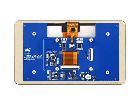 7寸电容触控屏 800480像素 DSI通信 IPS显示面板 5点触控