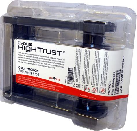 Evolis Ymckok Ribbon For Primacy 200 Images