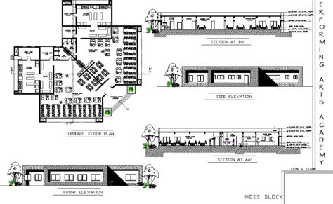 Plan Elevation And Section Detail Dwg File Artofit