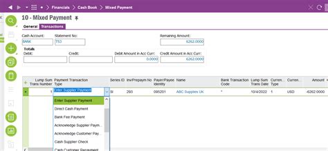How To Process A Customer Supplier Mixed Payment Ifs Community