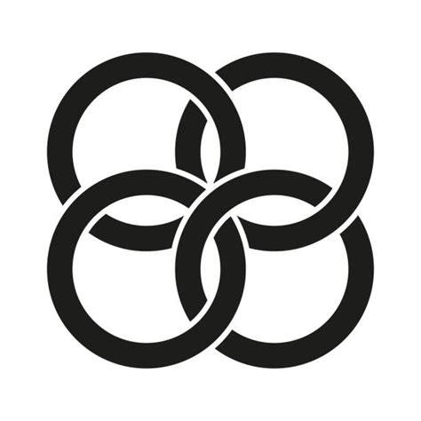 70 Interlinked Circles Stock Illustrations Royalty Free Vector Graphics And Clip Art Istock