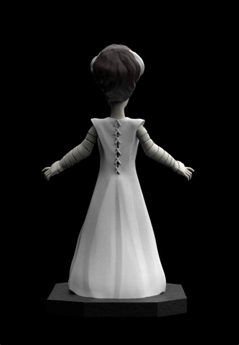 Stl File Bride Of Frankenstein・3d Printable Design To Download・cults