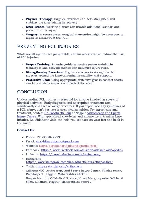 Ppt Pcl Injuries Causes Symptoms And Treatment Options Powerpoint Presentation Id 13402166