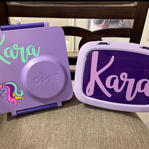 Omie Box Decal Bentgo Box Name Decal Lunchbox Decal Personalized