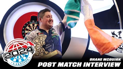 Shane Mcguirk Instant Reaction To Winning Wdf Lakeside World Darts Championship Youtube