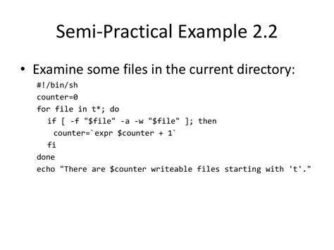 Unix Scripting Session 2 March 13 Ppt Download