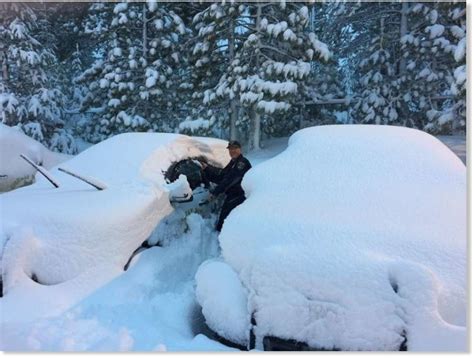 Interstate 80 Remains Closed As Blizzard Dumps 10 Feet Of Snow On