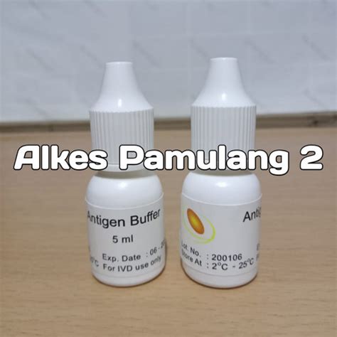 Jual Antigen Buffer 5ml Buffer Antigen 5 Ml All Merk 10ml Kota Tangerang Selatan Alkes