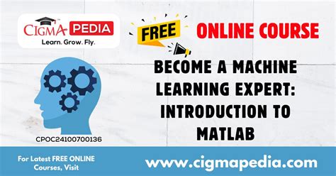 Become A Machine Learning Expert Introduction To Matlab Free Online Course Cigma Pedia