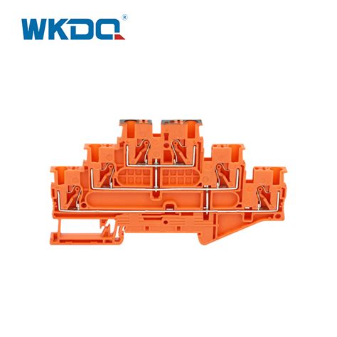 China Triple Level Push In Terminal Block Suppliers Manufacturers Factory Direct Price Wkdq