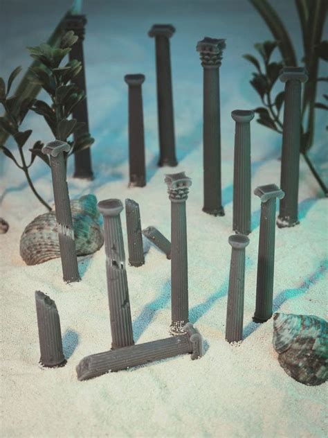 13x Resin Models Classical Columns Epic Basing