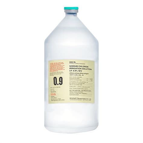 Sodium Chloride Irrigation Solution I P 0 9 Bfs 2l Rusoma