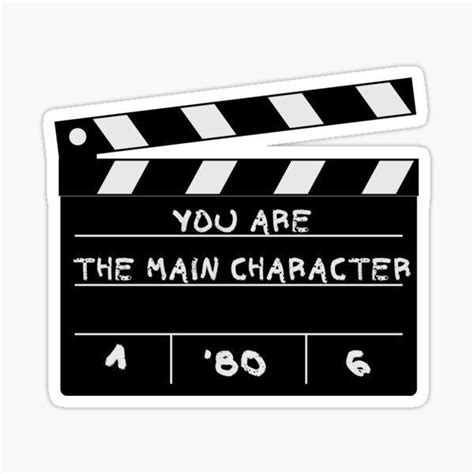 You Are The Main Character In 2023 Cute Laptop Stickers Iphone Case