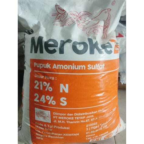 Jual Pupuk Meroke ZA 50kg Shopee Indonesia
