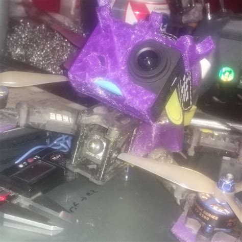 D Printable TBS Source One V Gopro Style Mount By PapamidnightFPV
