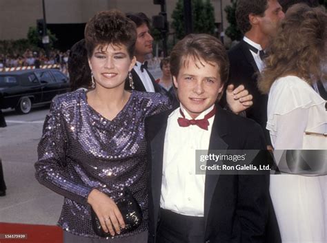 Actress Nancy Mckeon And Actor Michael J Fox Attend The 36th Annual
