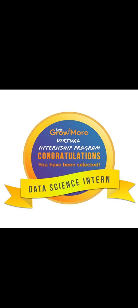 Prachi Porwal On Linkedin Intern2023 Letsgrowmore Datascience
