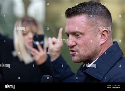English Defence League Founder Tommy Robinson Stephen Lennon 40