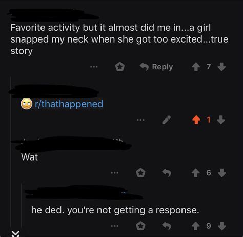On A Post Regarding Preference Of Cunnilingus Rthathappened