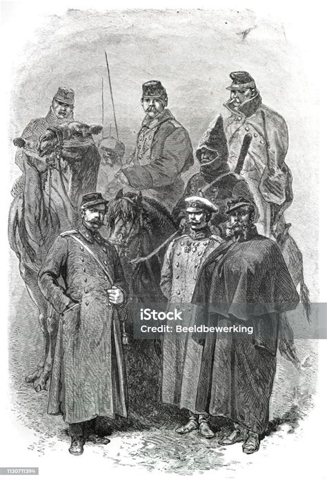 러시아 군인 그림 1873 지구와 그녀의 백성 들 1873년에 대한 스톡 벡터 아트 및 기타 이미지 1873년 19세기