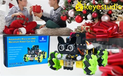 Keyestudio Bbc Micro Bit Wd Mecanum Robot Car Kit Mit Bbc Microbit V