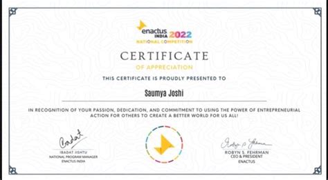 saumya joshi on linkedin projects enactus