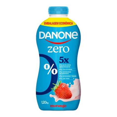 Iogurte Danone Morango Zero Lactose Frasco 12kg