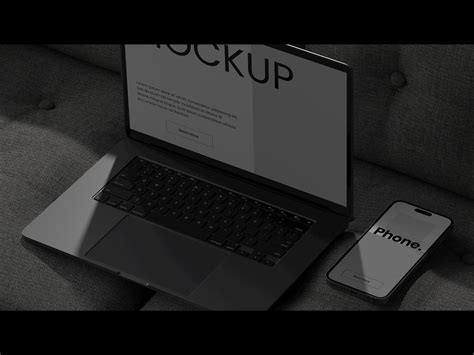 Free Laptop And Phone Mockup 7 Psd Scenes The Free Mockup