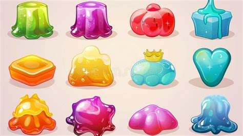 Funny Cartoon Assets For App Design Ui Elements For User Interfaces