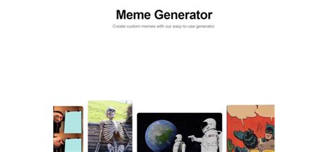 Nextjs React Memegenerator Webdevelopment Imgflipapi 30days30projects Github Vercel