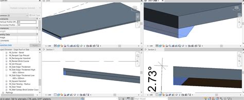 solved slab edge on sloped slab gives error can t cut joined element
