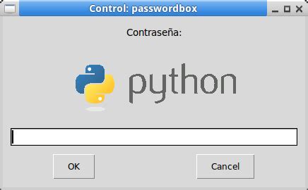 Python 3 para impacientes Entrada de contraseñas con EasyGUI