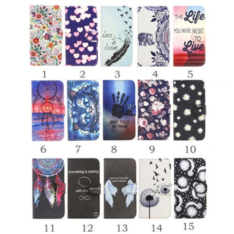 Luxury Flip Magnetic Wallet Pattern Pu Leather Case Cover With Stand For Phones Ebay
