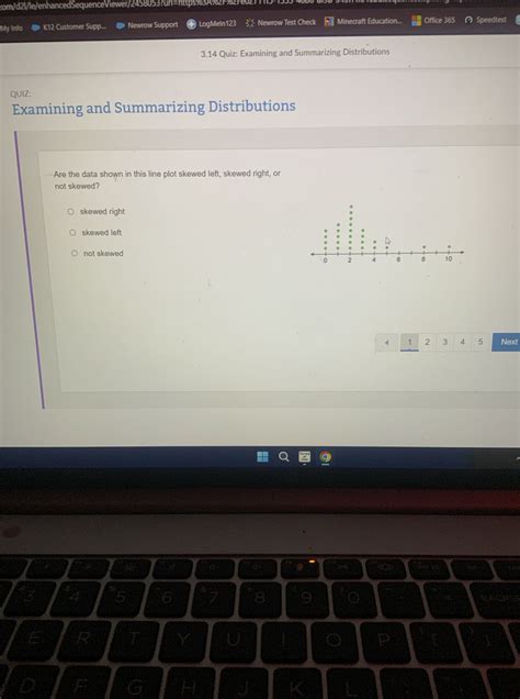 3 14 Quiz Examining And Summarizing Distributions Quiz Examining And Summarizing Distributions