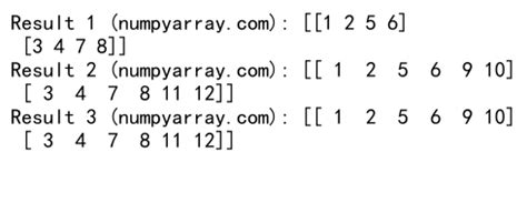 How To Efficiently Concatenate NumPy Arrays Along The Last Dimension A