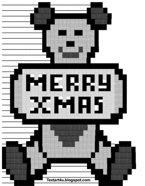 CHRISTMAS TREE ASCII ART FACEBOOK Wroc Awski Informator Internetowy