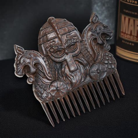 Viking Beard Comb Wooden Mustache Comb For Men Groomsmen T
