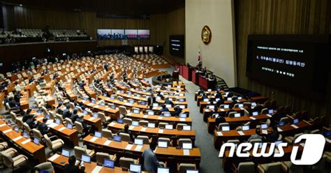 표결 진행되는 황교안 임명동의안