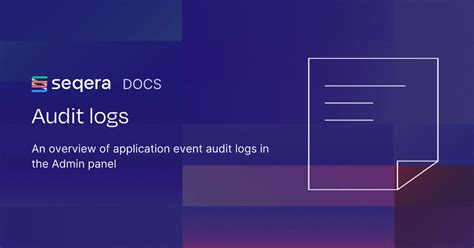 Audit Logs Seqera Docs