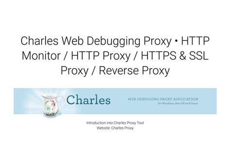Charles Monitorwebproxy Ppt
