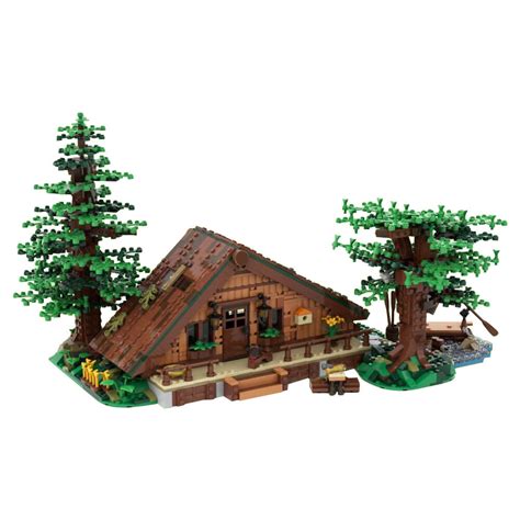 2127pcs Forest Cabin Moc Building Block Bricks Mocpixel Mocpixel