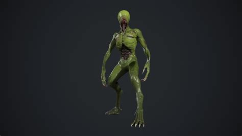 Monster 3d Model By Wernerkurt
