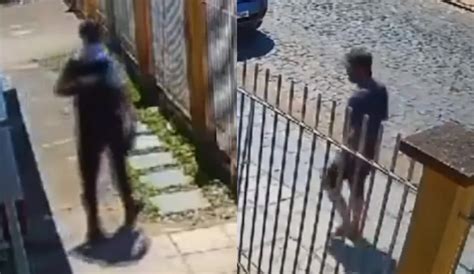 Vídeo Segurança armado impede invasão de homem faca em creche em